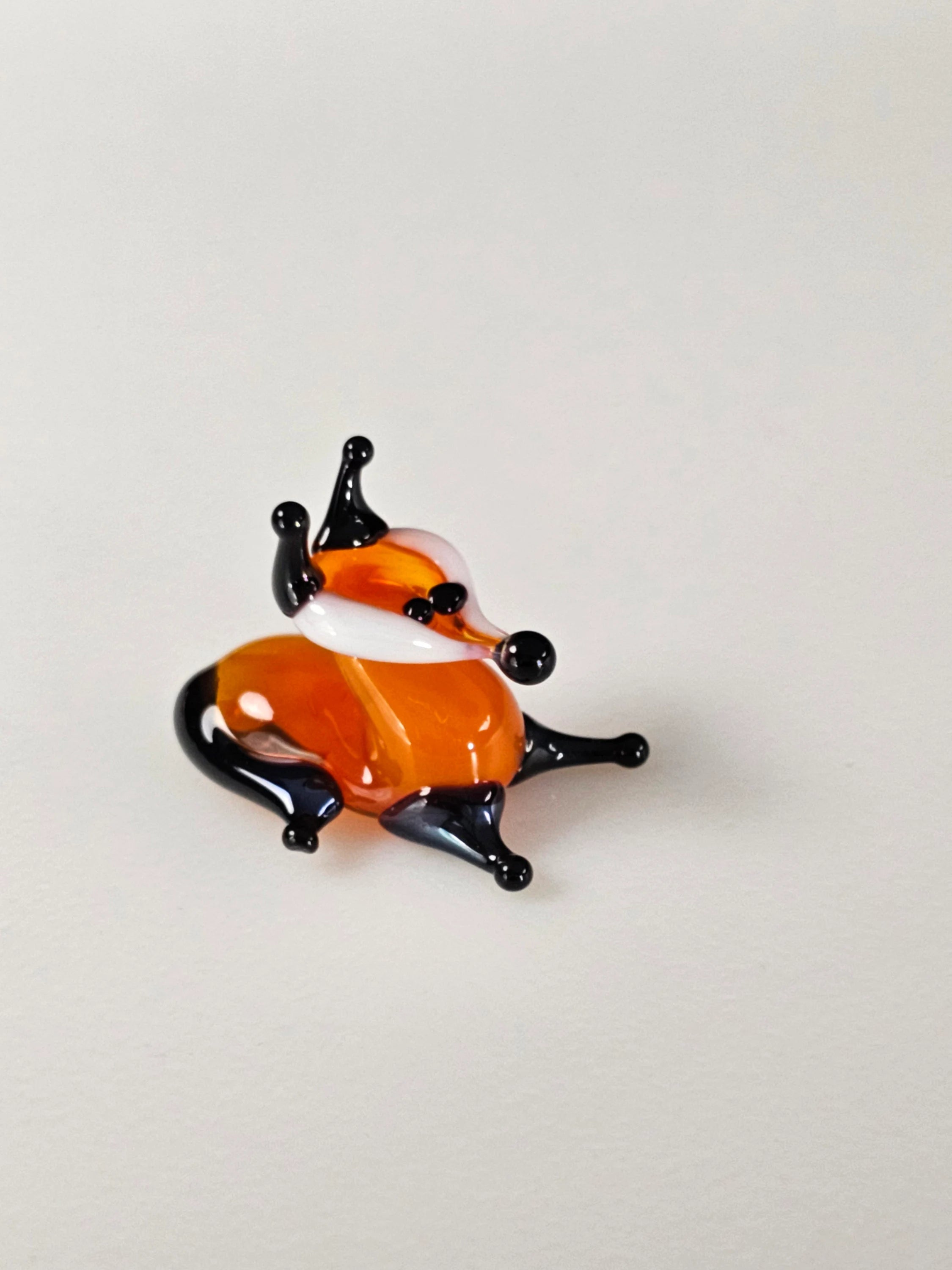 Glass Sly Fox Figurine, Handmade Murano Quality Design - Small – Glass ...